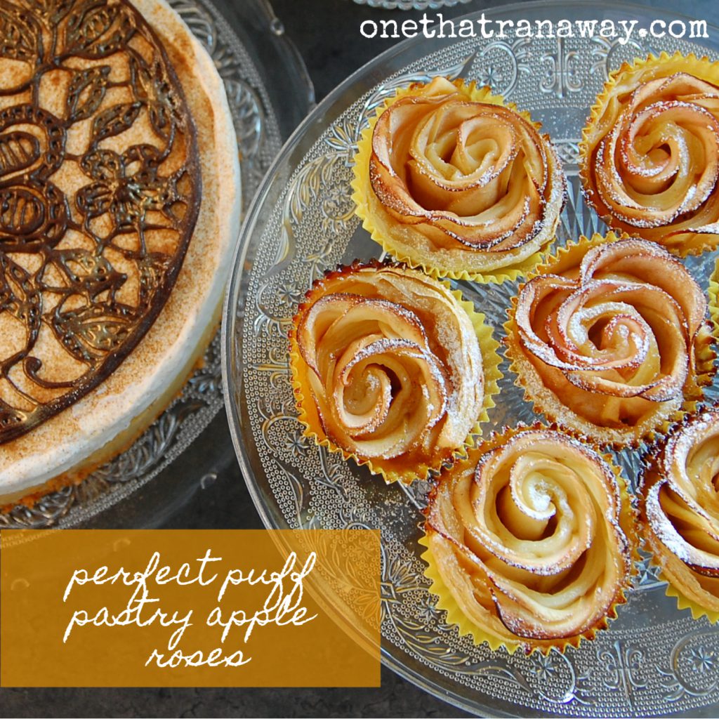 the perfect puff pastry apple roses - one that ran away