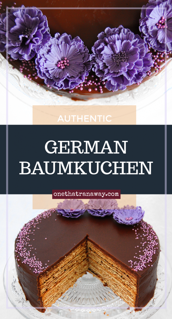 Authentic German Baumkuchen - one that ran away