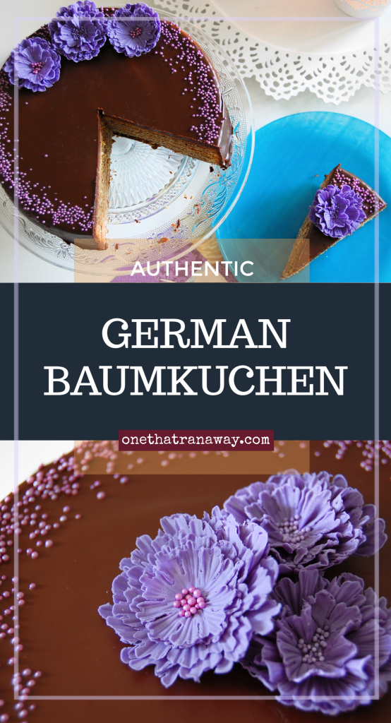Authentic German Baumkuchen - one that ran away